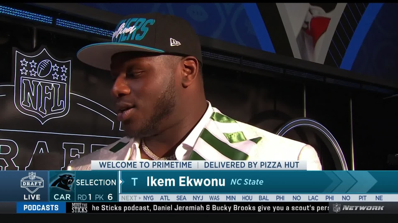 WATCH: Panthers select Ickey Ekwonu with No. 6 pick in 2022 draft