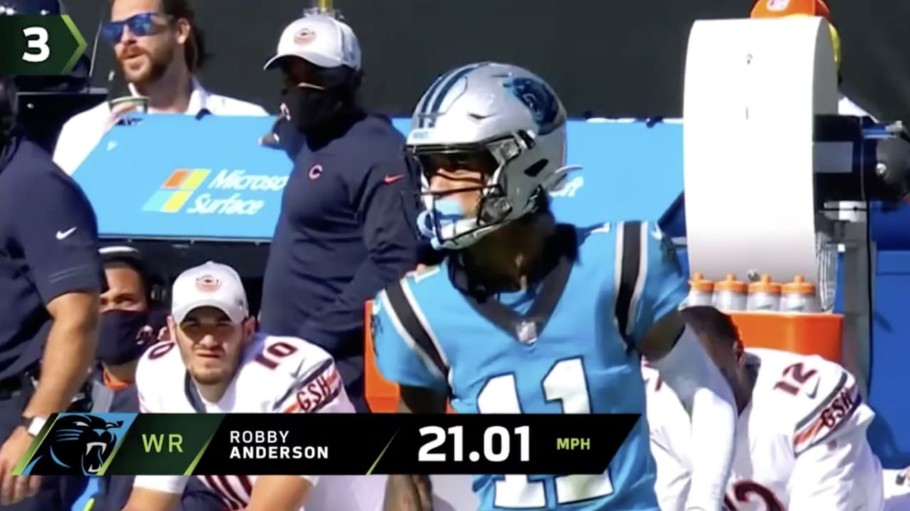 Next Gen Stats: Robby Anderson breaks into Top 5 again