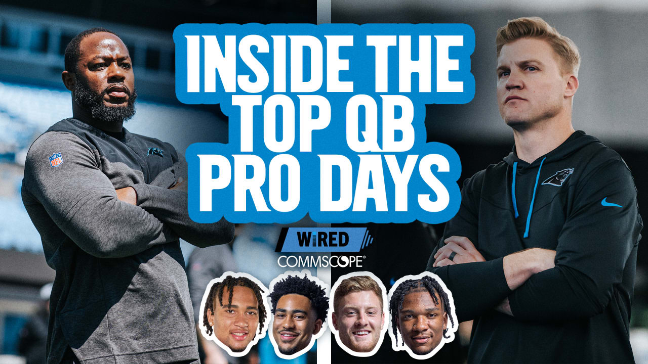 Wired: Go inside the QB Pro Day workouts with Panthers coaches