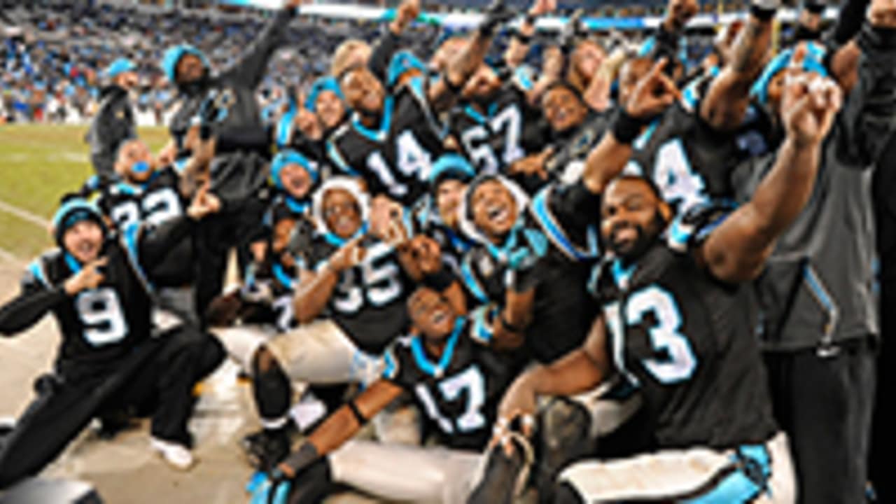 Panthers celebrate knowing job not done