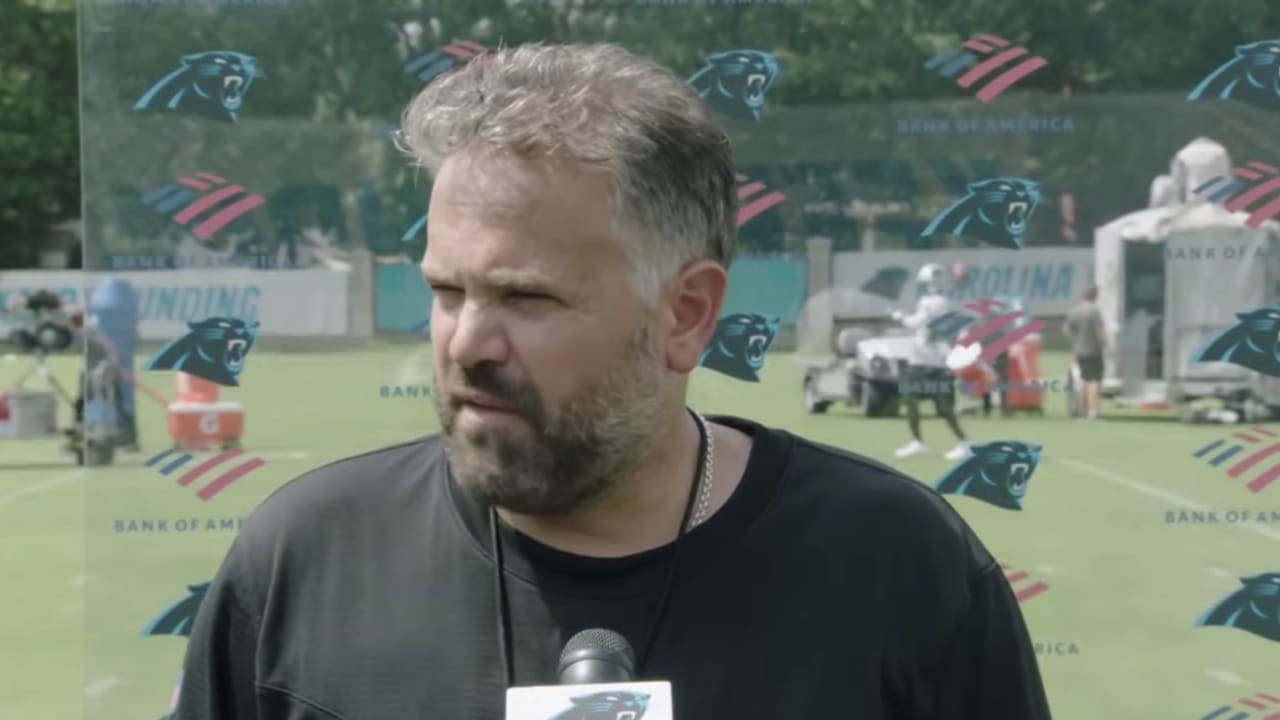 Matt Rhule talks about Joey Slye and having special guests at practice