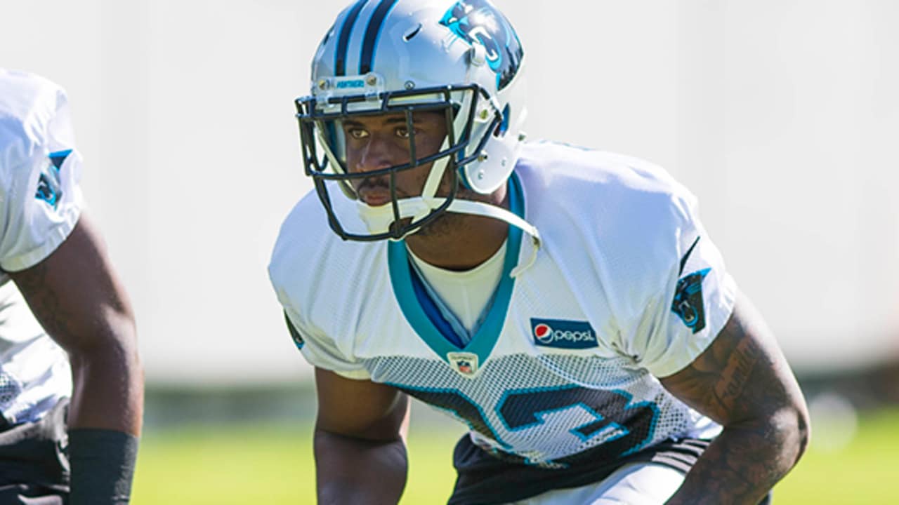 Leonard Johnson practices for first time