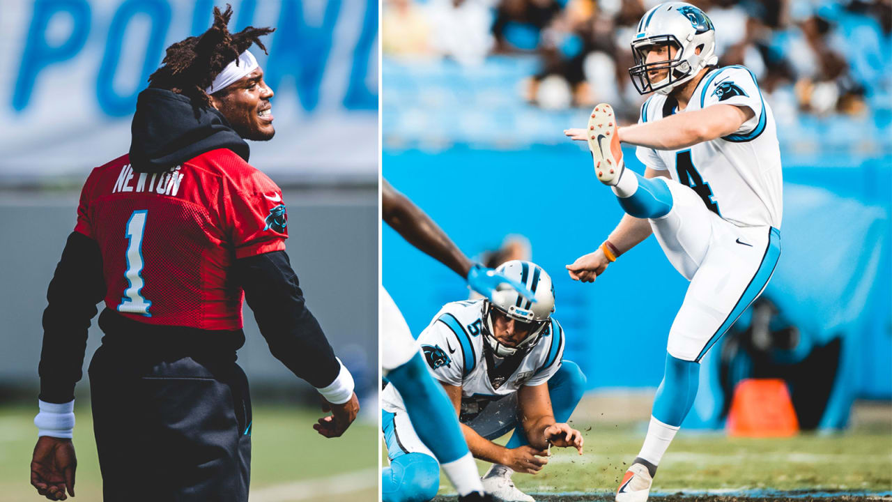Cam Newton on Joey Slye: He may have the least body fat in a kicker in ...