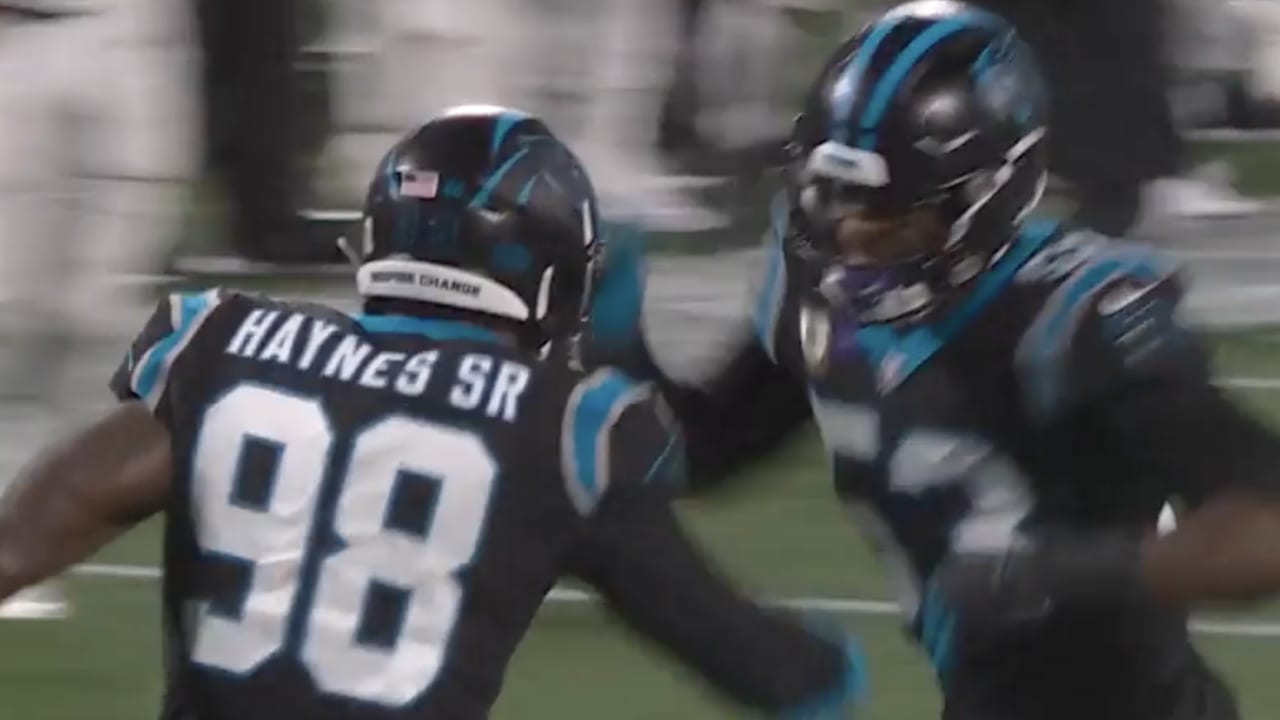 HIGHLIGHT: Marquis Haynes gets second sack to end game