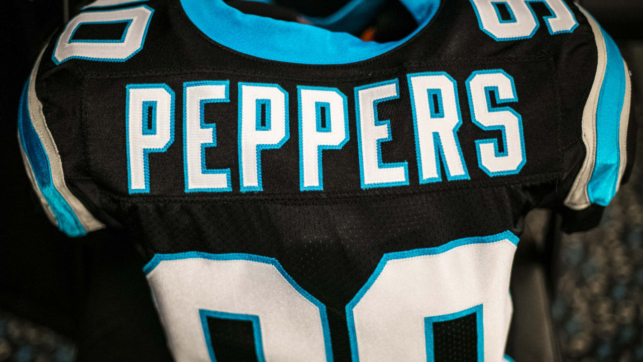 Panthers locker room set-up for Monday Night Football