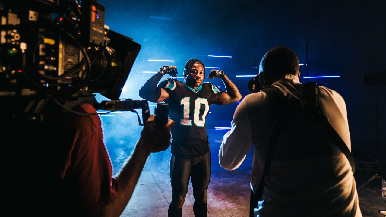 Behind-the-scenes photos of the Panthers at Media Day
