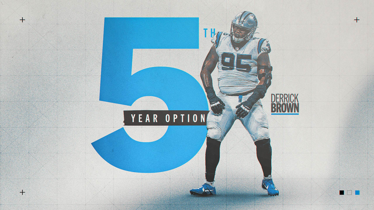 Panthers pick up Derrick Brown's fifth-year option