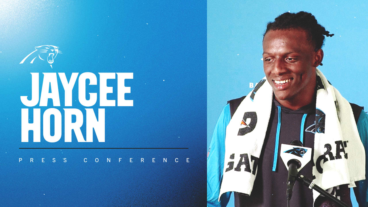Jaycee Horn talks about returning to practice