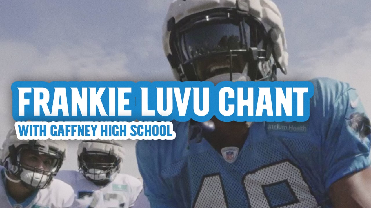 Frankie Luvu leads Gaffney football team in Siva Tau chant