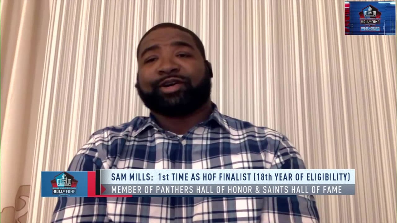 Sam Mills III reflects on his father's legacy as a finalist for the ...