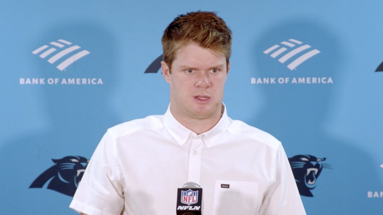 Sam Darnold talks about how to move forward after Sunday