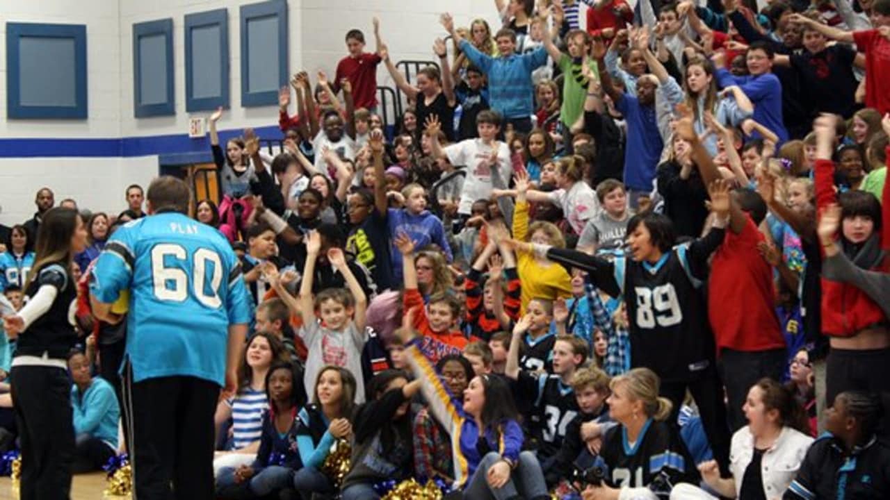 Fuel Up to Play 60 pep rally at Fort Mill Middle