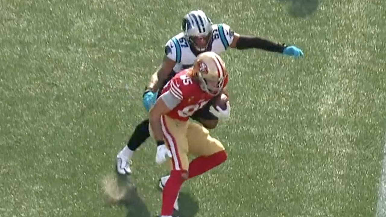 HIGHLIGHT: Damien Wilson forces fumble from George Kittle