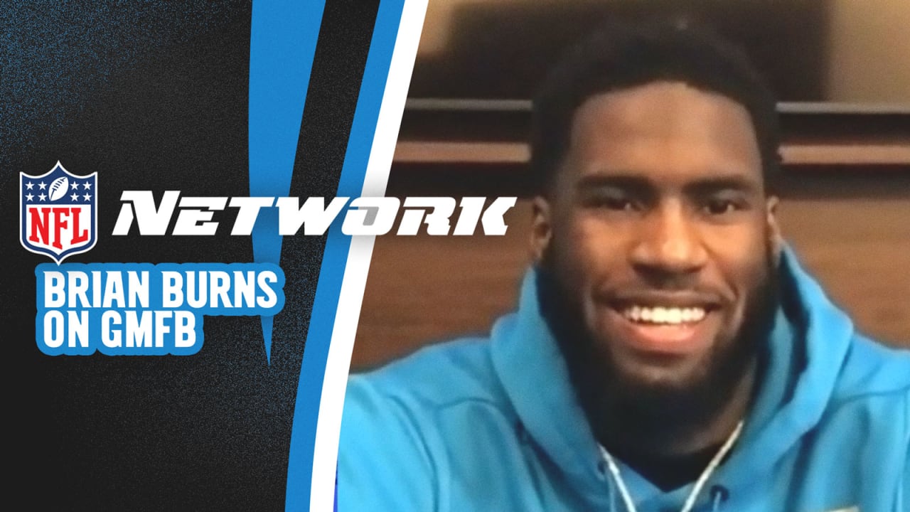 Brian Burns joins GMFB to talk about Steve Wilks and Panthers defense