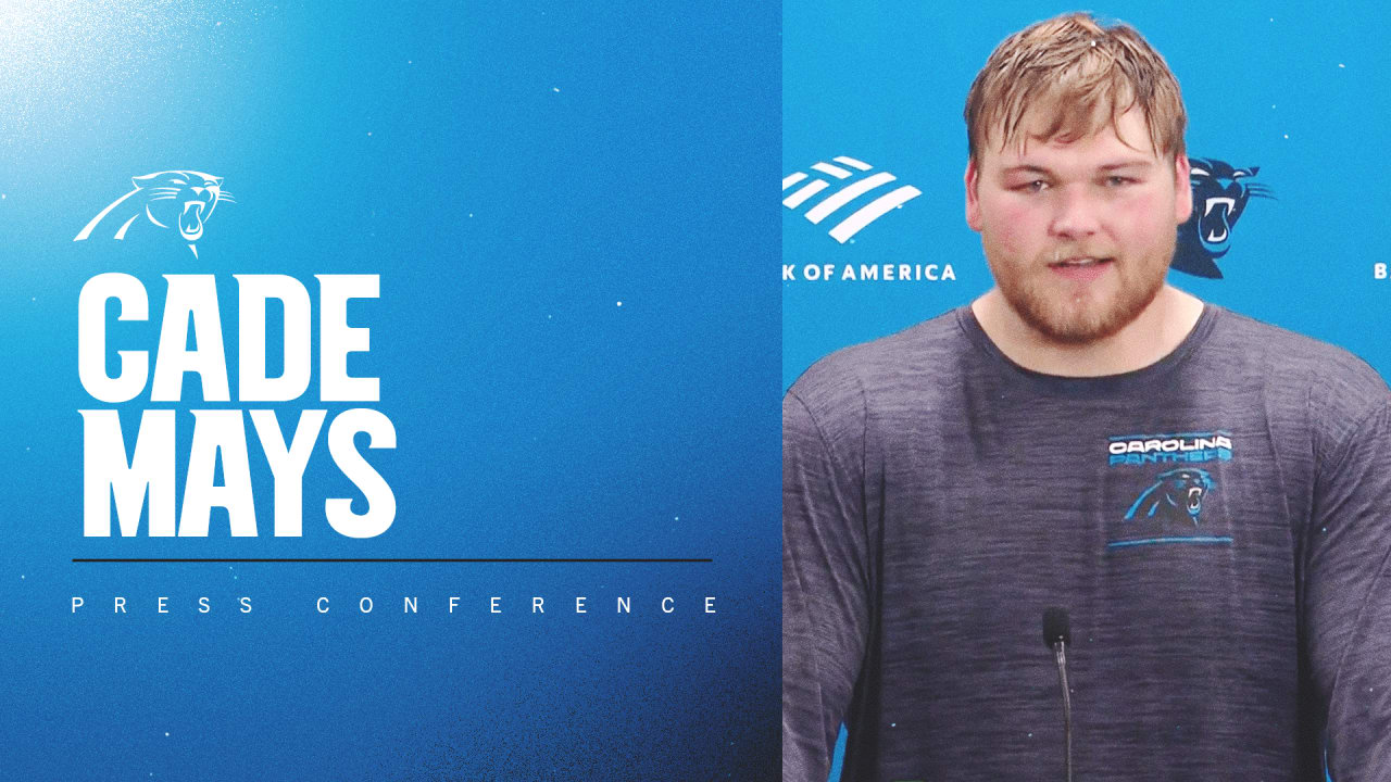 Cade Mays talks about getting back out on field at camp