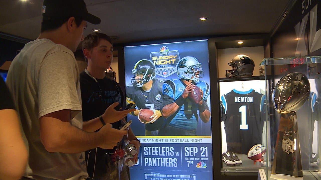 Fans experience Sunday Night Football Bus