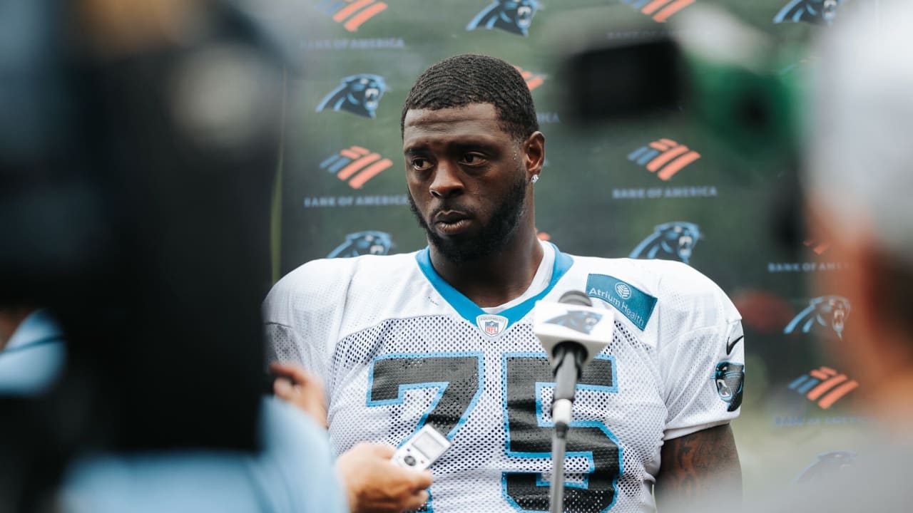 Cameron Erving talks about first day of practice with pads