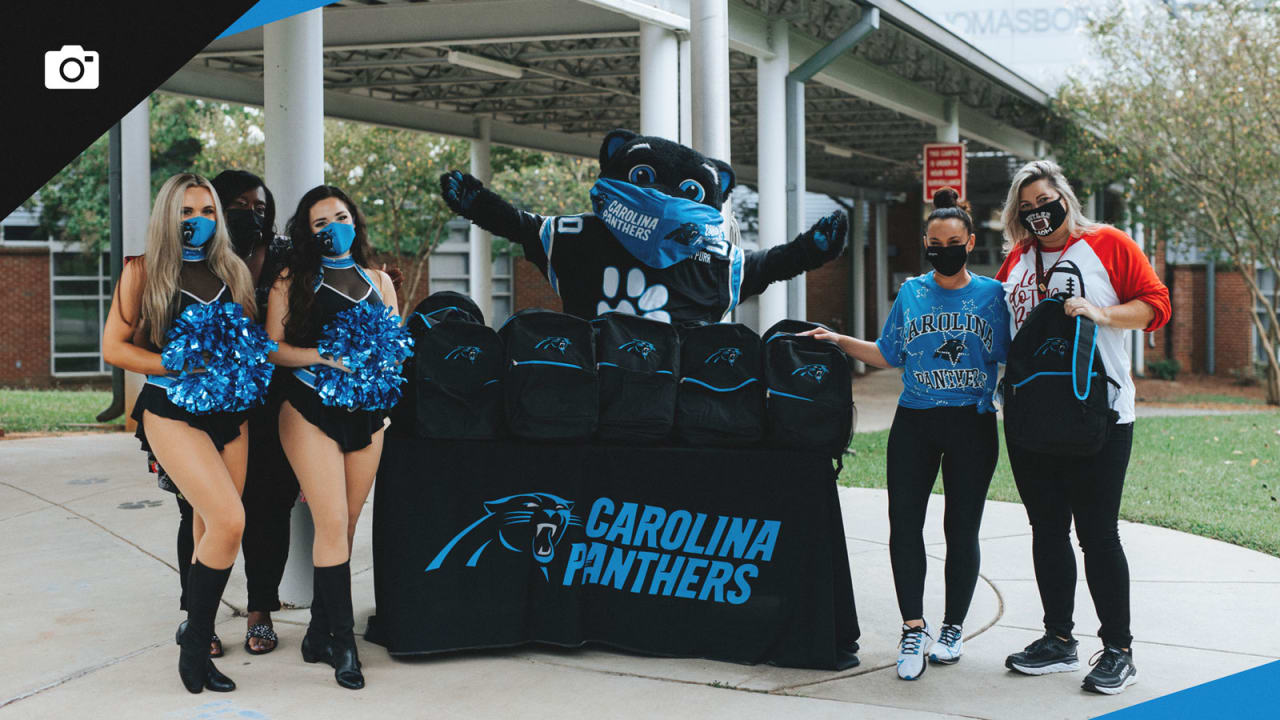 Panthers rookies deliver backpack to children in Charlotte