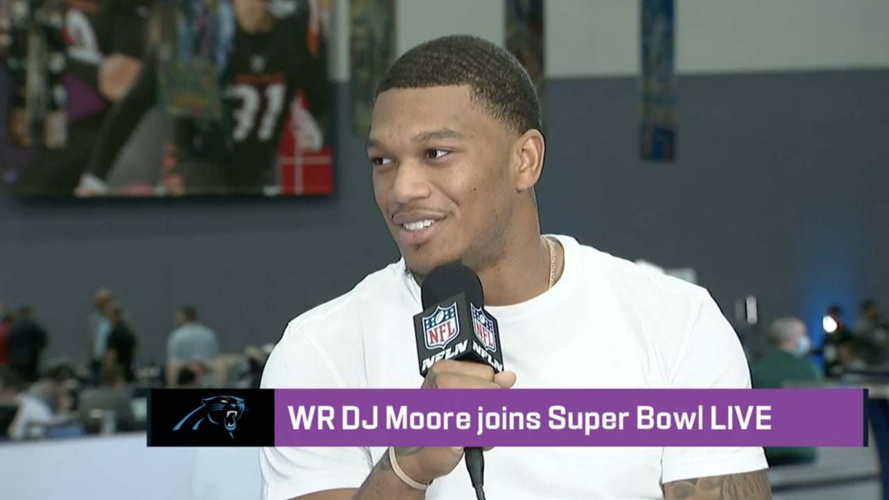 DJ Moore joins NFL Network's Super Bowl LIVE show