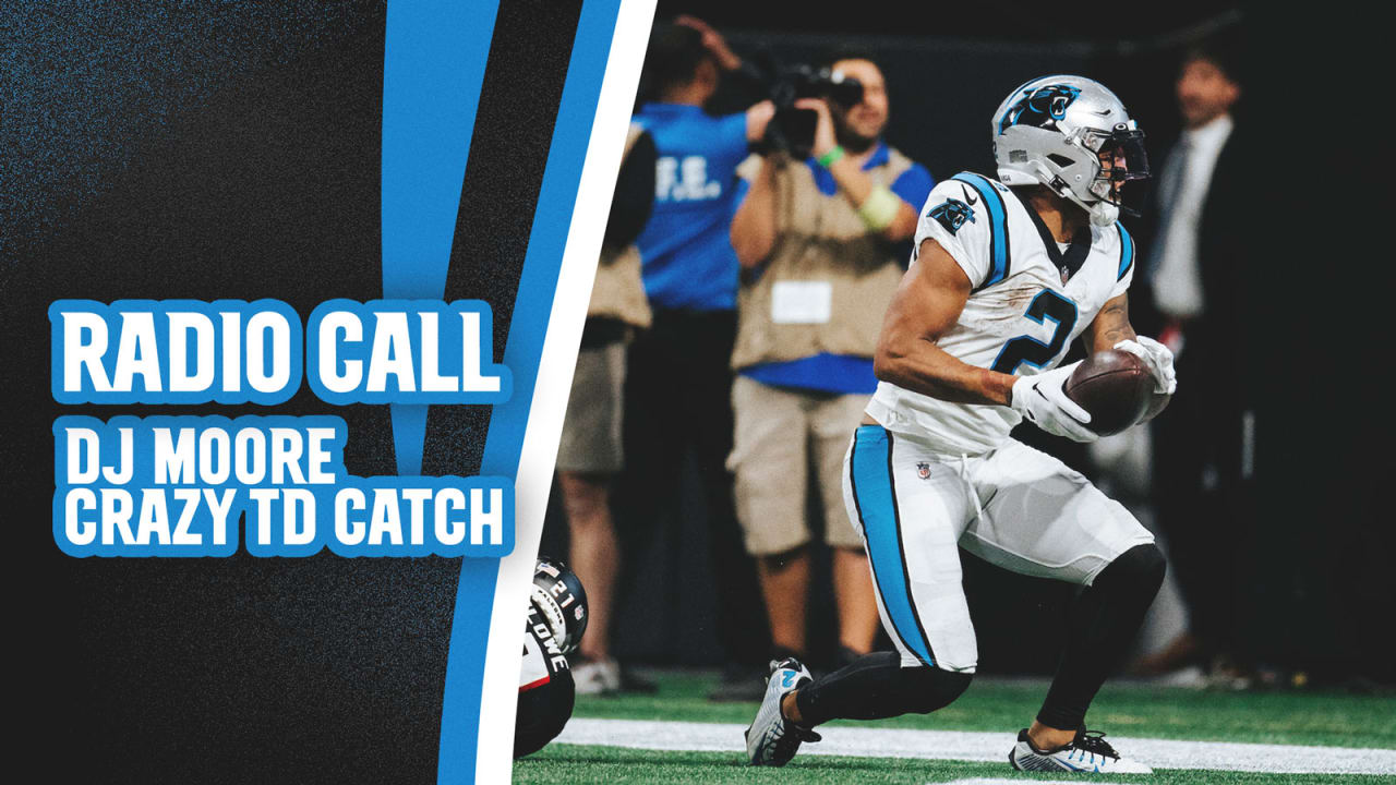 Panthers radio call of DJ Moore Hail Mary TD catch