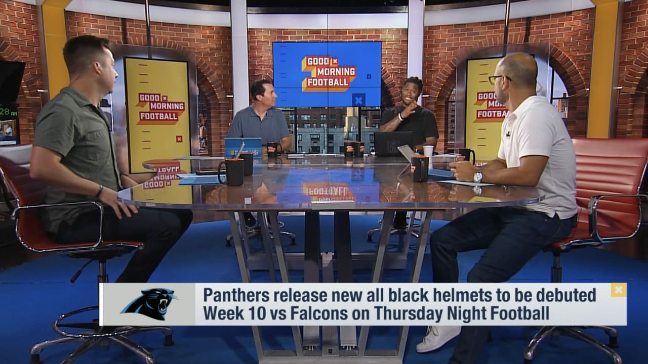 Good Morning Football reacts to Panthers black helmets