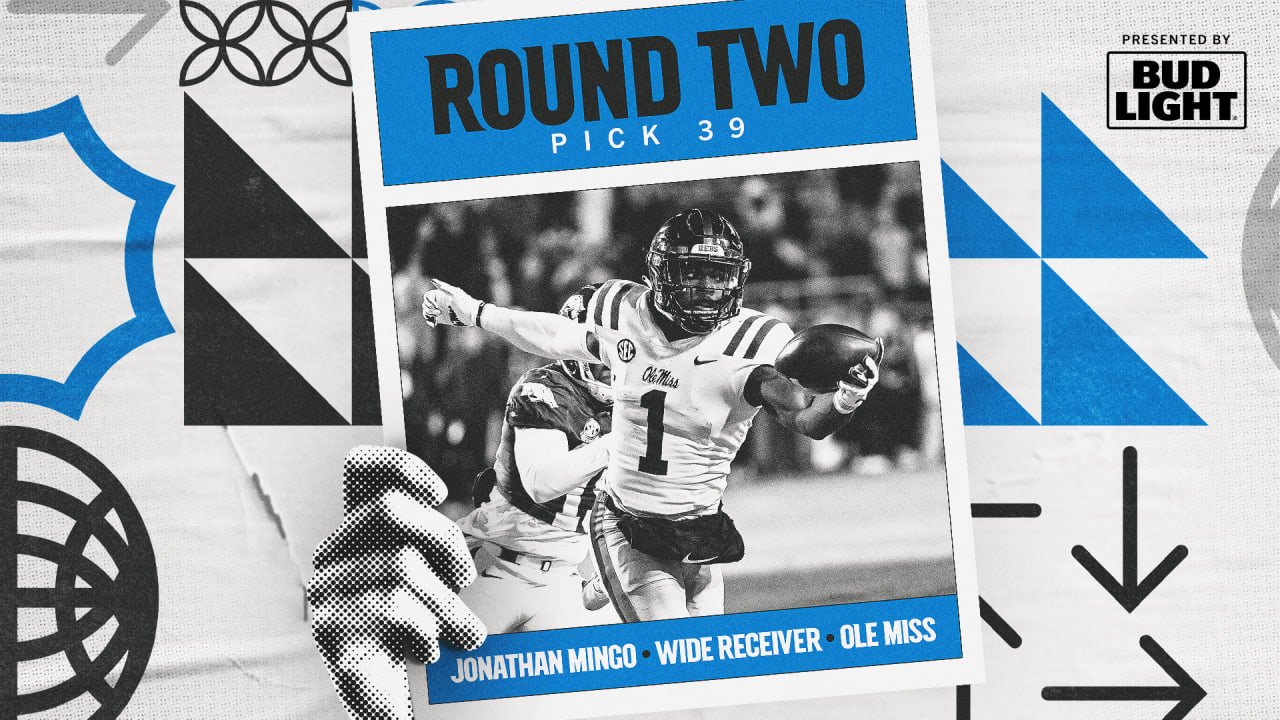 Panthers select WR Jonathan Mingo out of Ole Miss in the second round ...