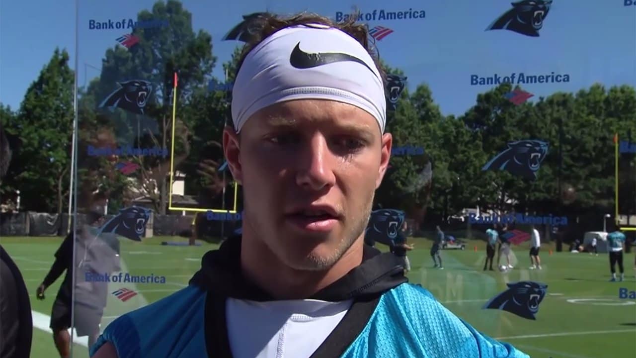 McCaffrey: I'm definitely a lot more comfortable