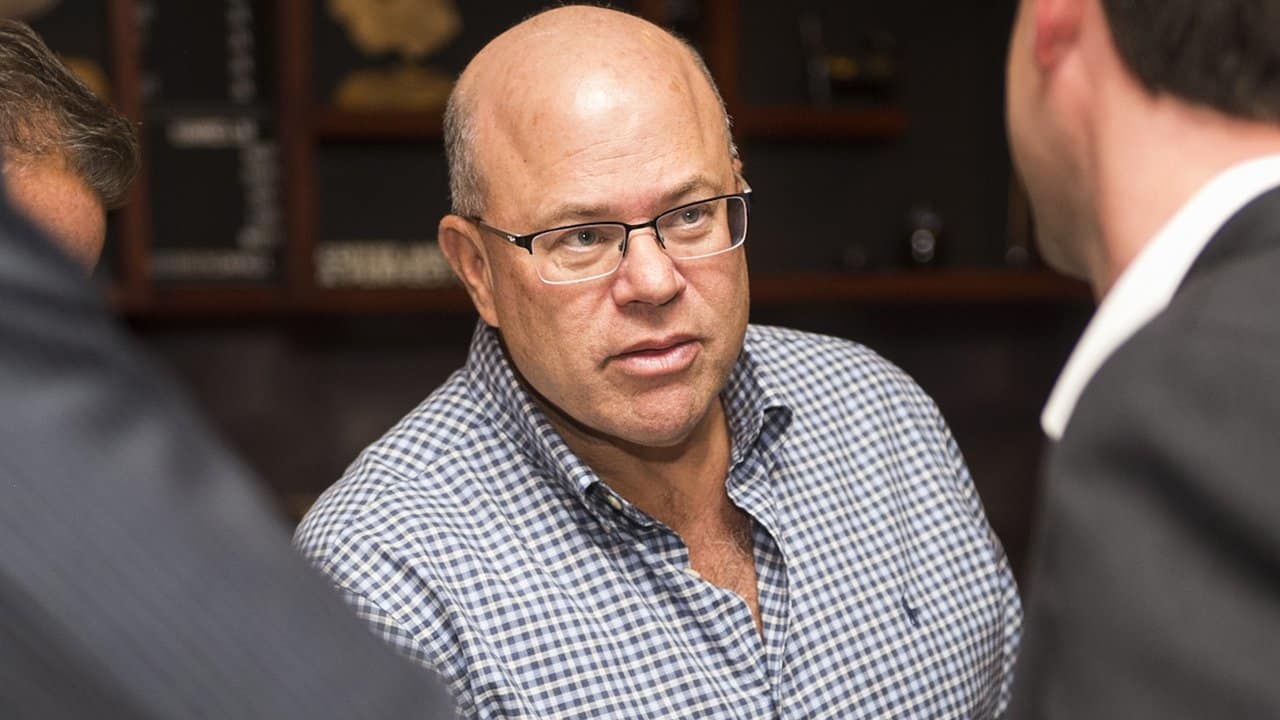 Watch: Expectant owner David Tepper arrives in Atlanta for league meetings