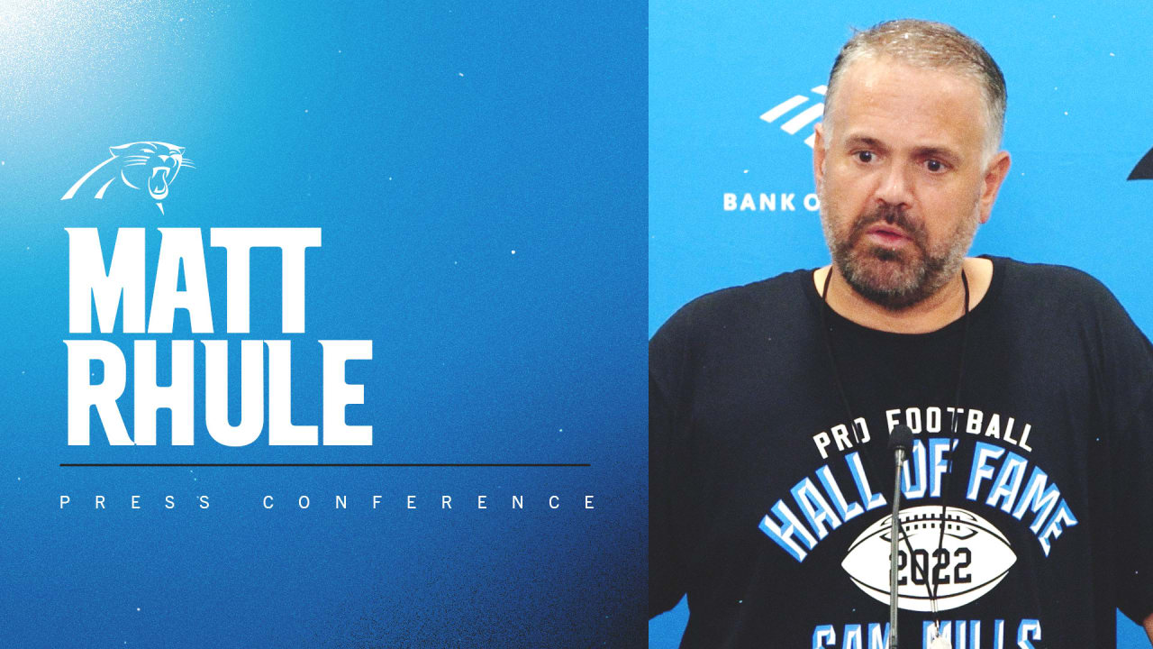 Matt Rhule sets the stage for Week 1