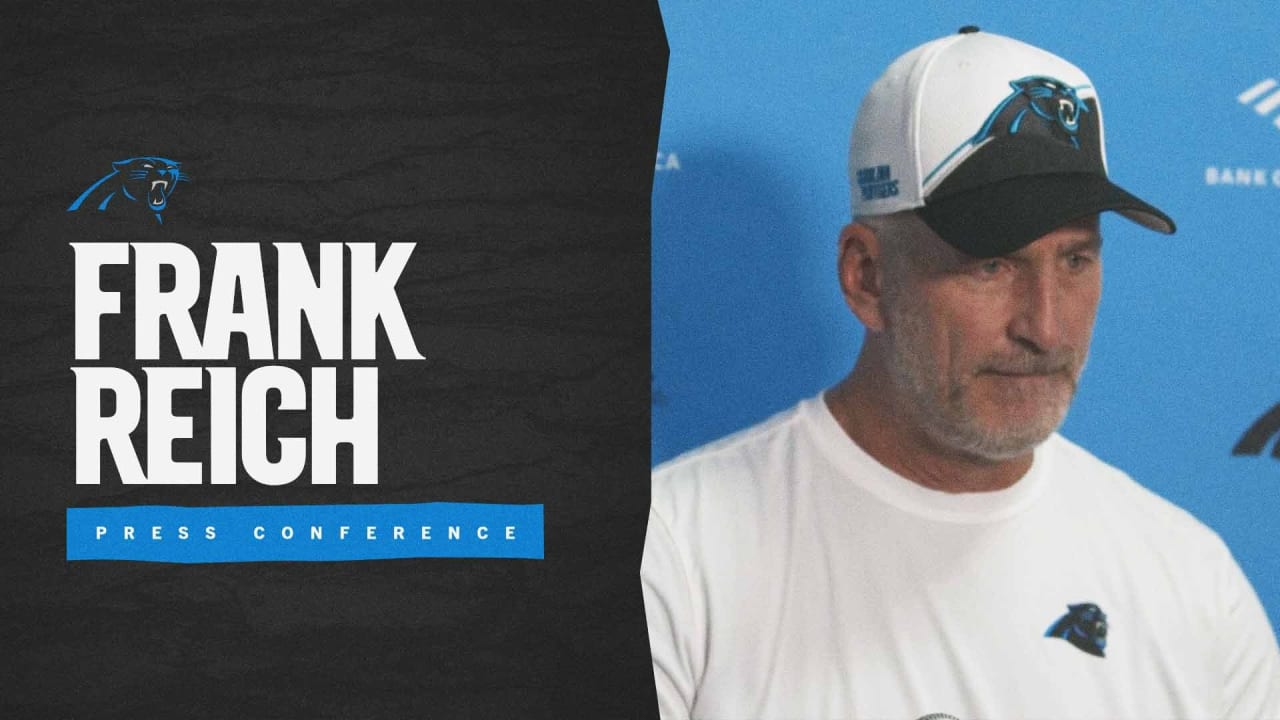 Frank Reich speaks to the media after Miami