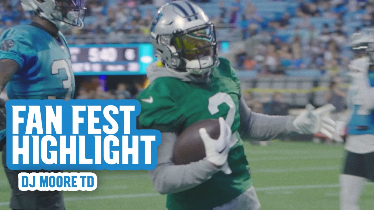 Fan Fest Highlight: DJ Moore dances into end zone