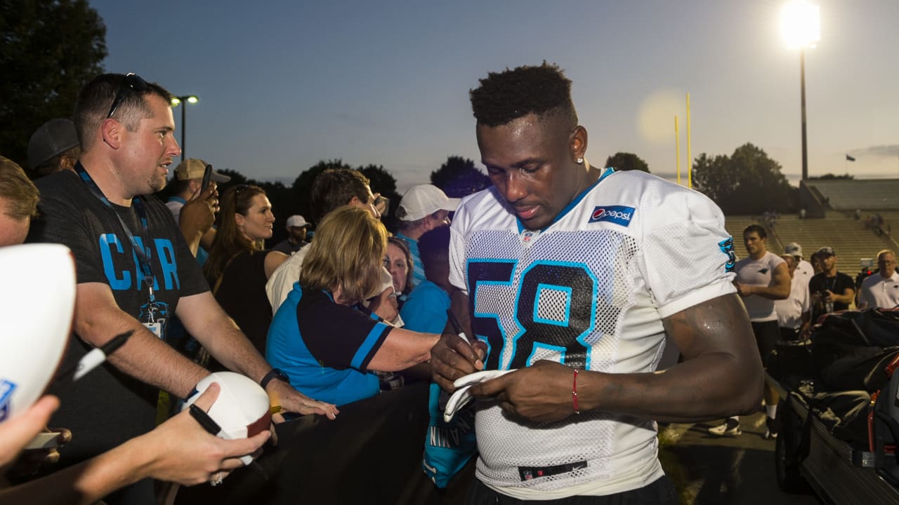 Panthers Fans at Training Camp