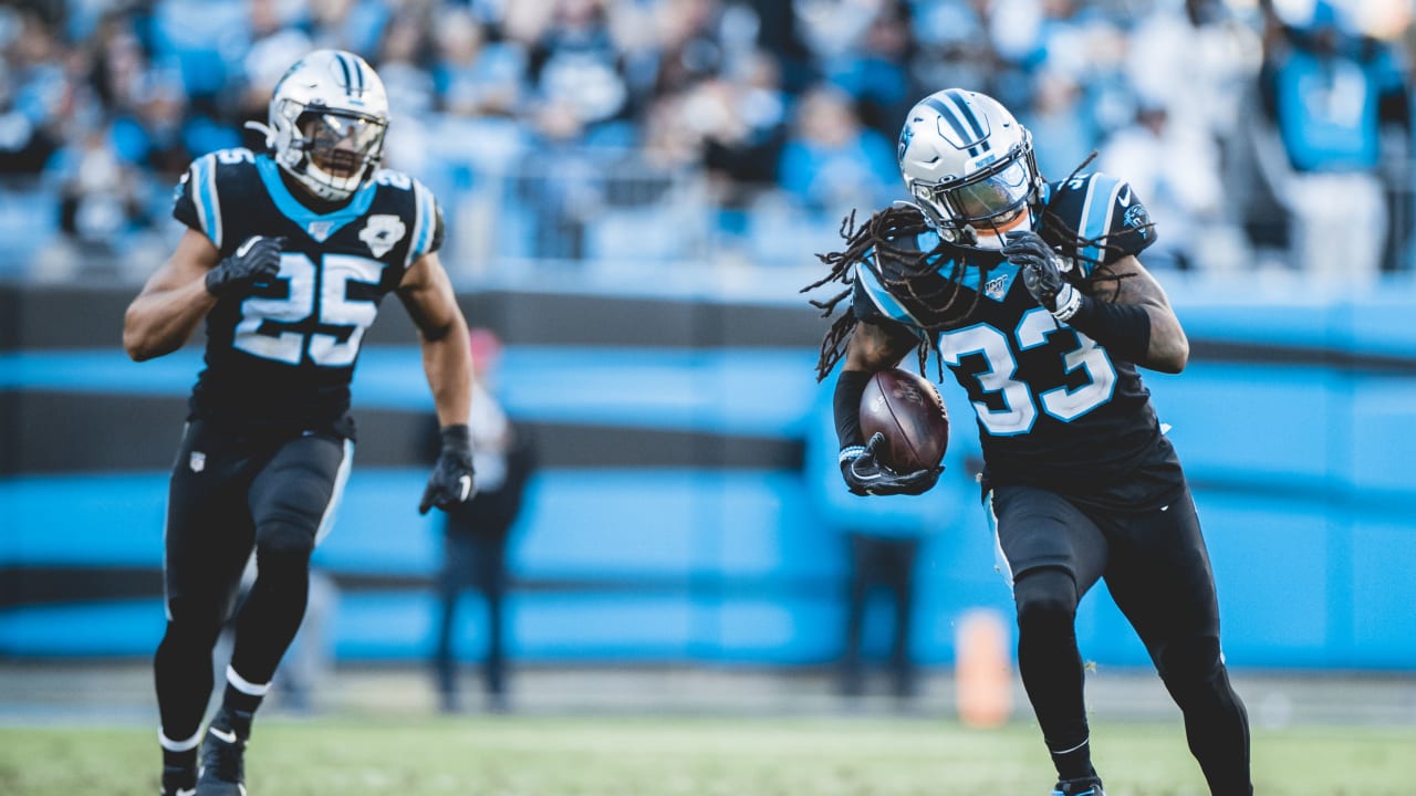 HIGHLIGHT: Tre Boston jumps Ryan Tannehill's throw for Panthers second INT