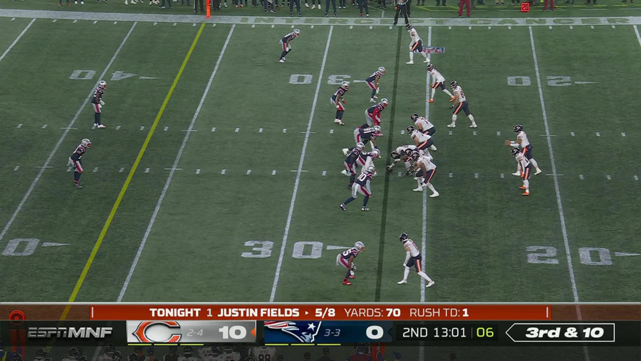 Justin Fields has nowhere to throw, run or hide as Judon closes in for ...
