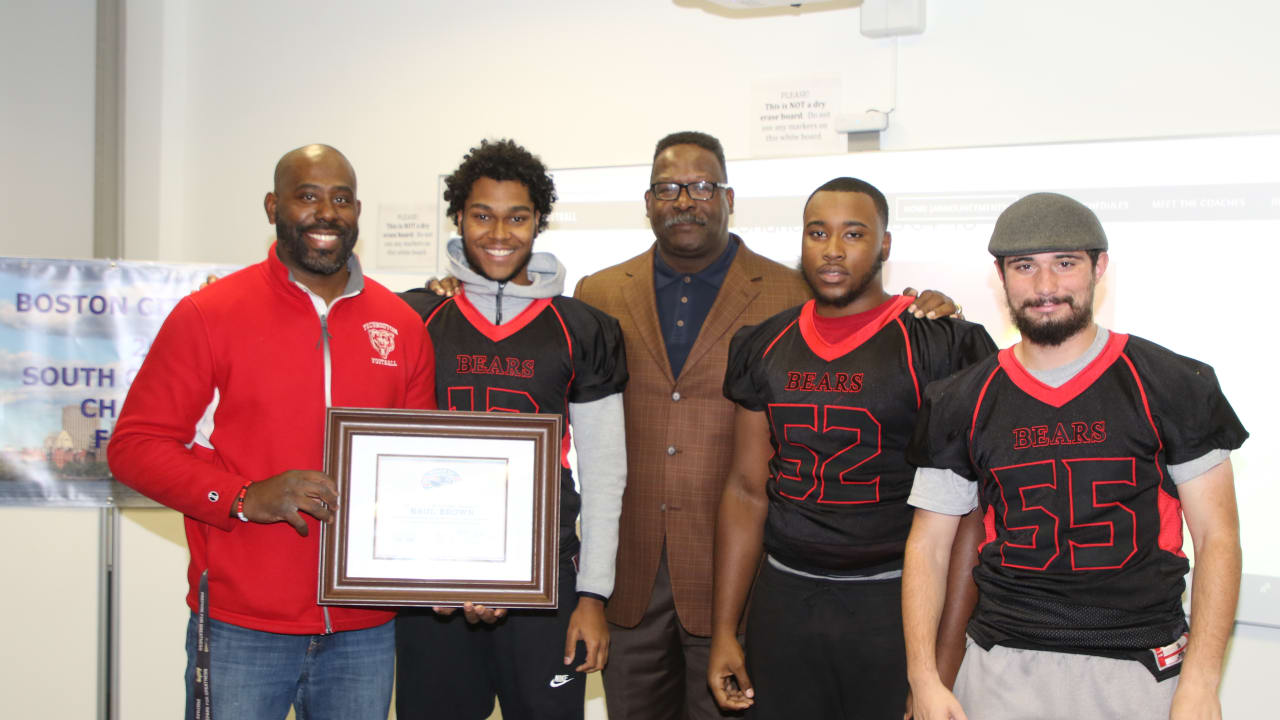 Tech Boston Academy's Raul Brown named Patriots High School Coach of ...