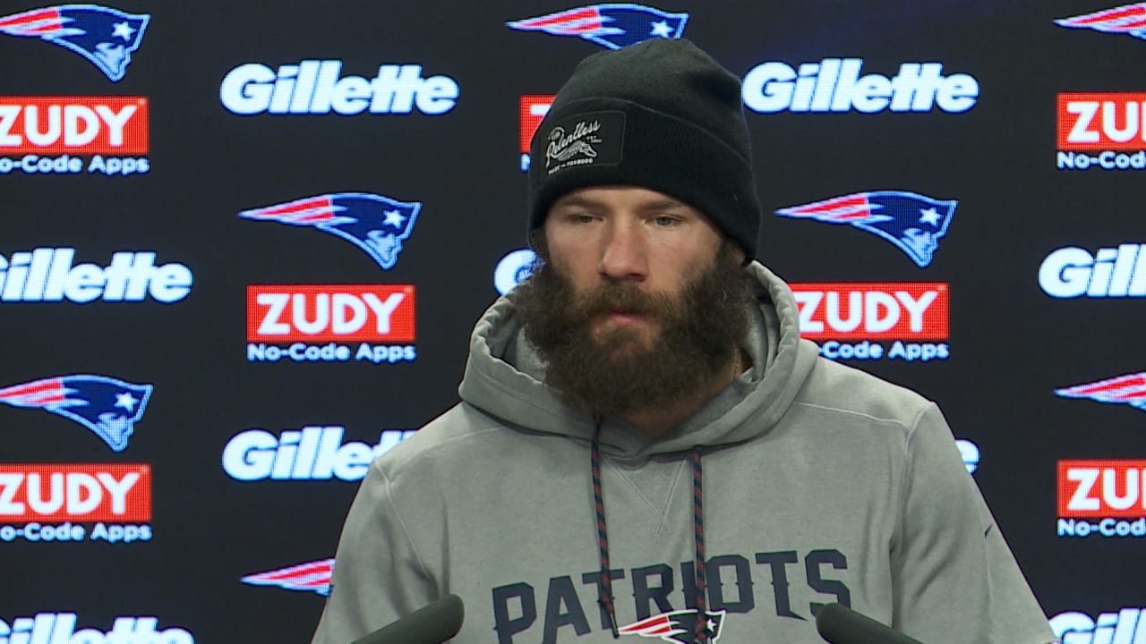 Julian Edelman 12/28: 'The beard definitely does keep me warmer'