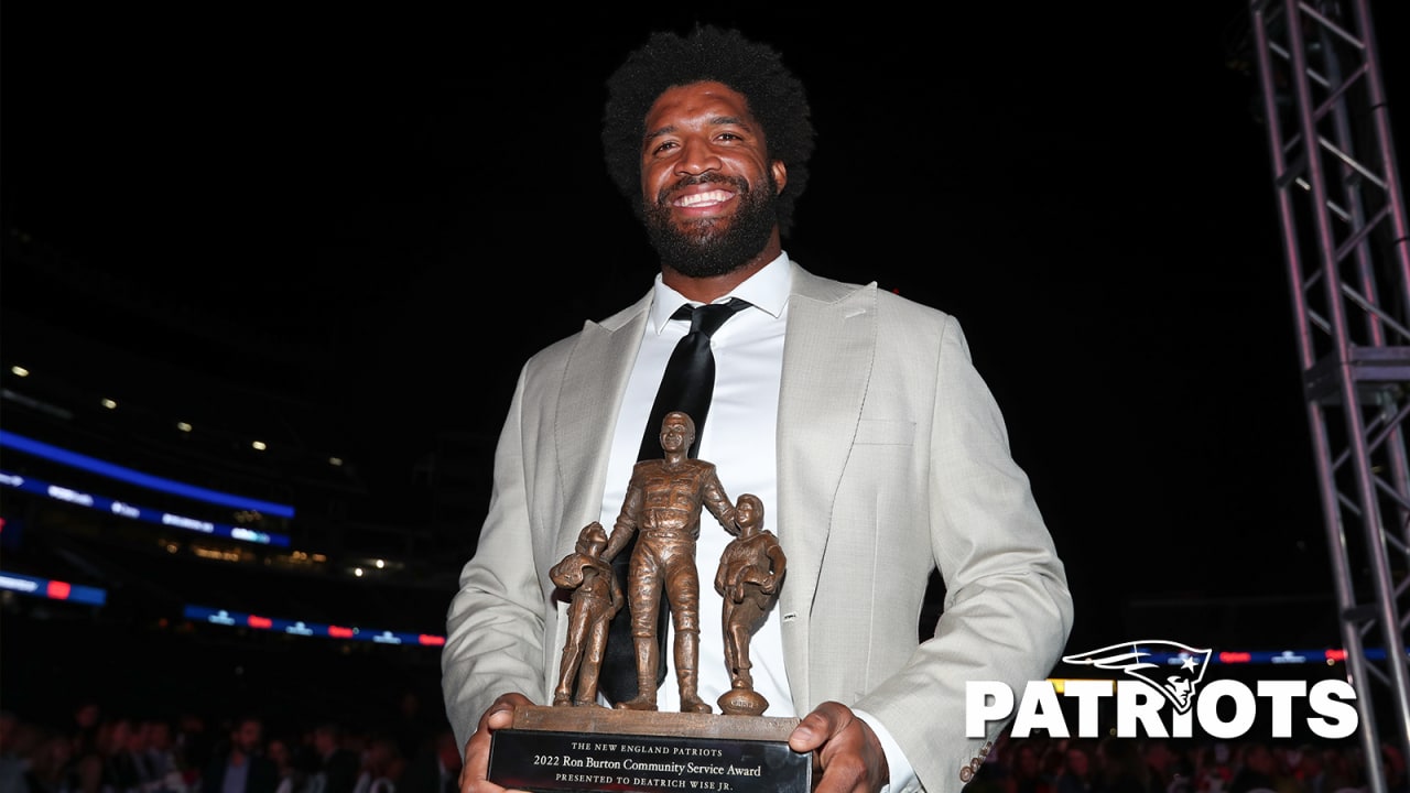 Deatrich Wise Jr. surprised with 2022 Ron Burton Community Service ...