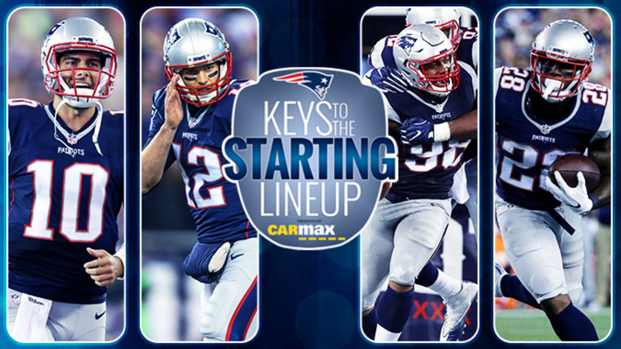 Keys to the Starting Lineup presented by CarMax: Patriots-Panthers