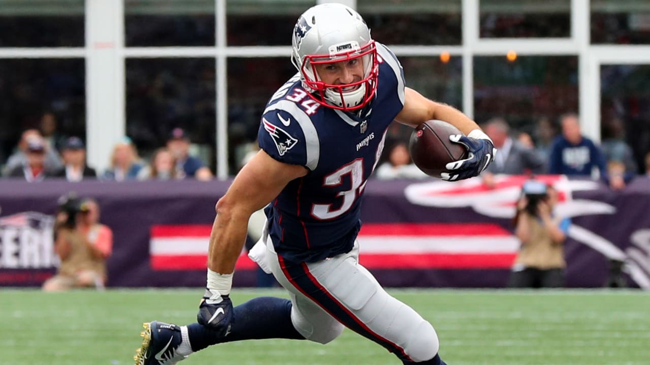 Patriots Activate RB Rex Burkhead to 53-Man Roster; Release OL Matt Tobin