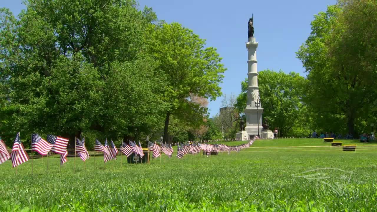 Memorial Day Flag Planting