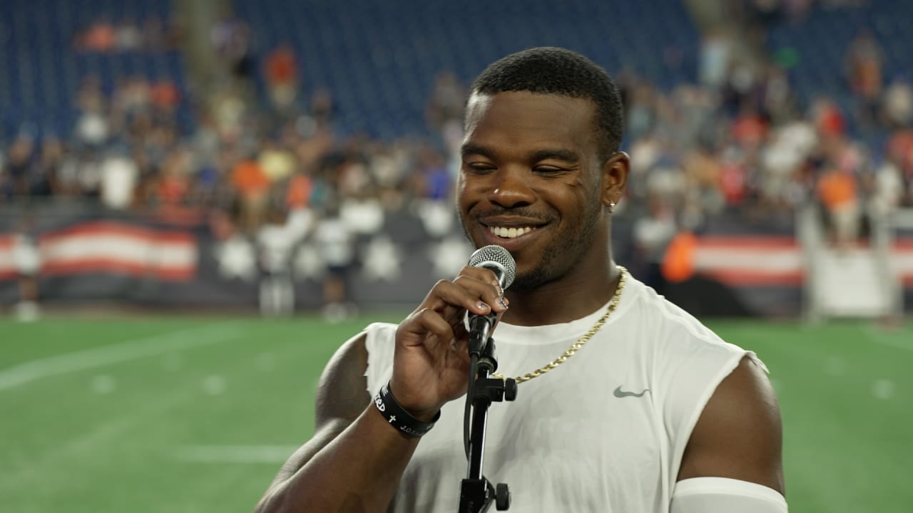 Damien Harris 8/5: "It was great to be under the lights"