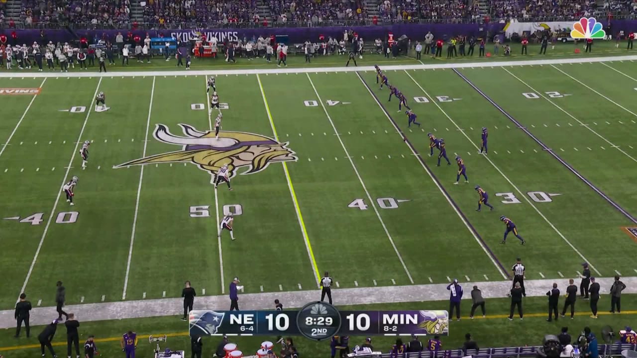 Marcus Jones weaves through special teams traffic on 46-yard kick return