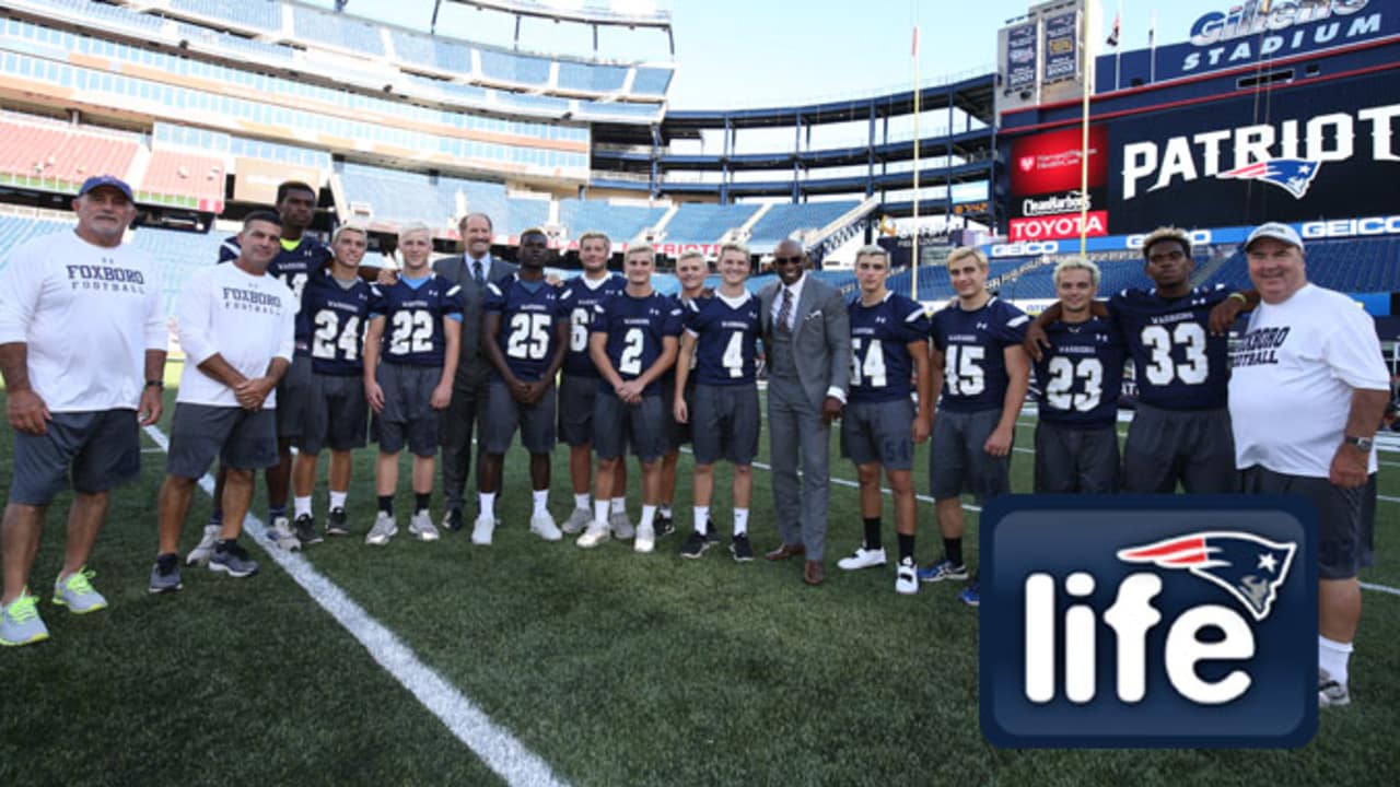 Foxborough High Football Players Mingle with NFL Legends on Thursday ...