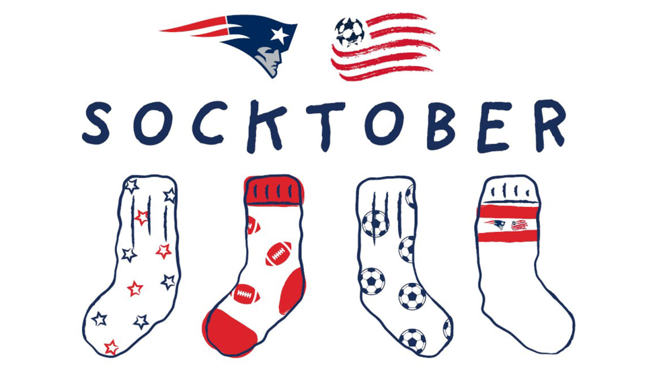 Socktober: Patriots, Revolution collecting new socks to donate to ...
