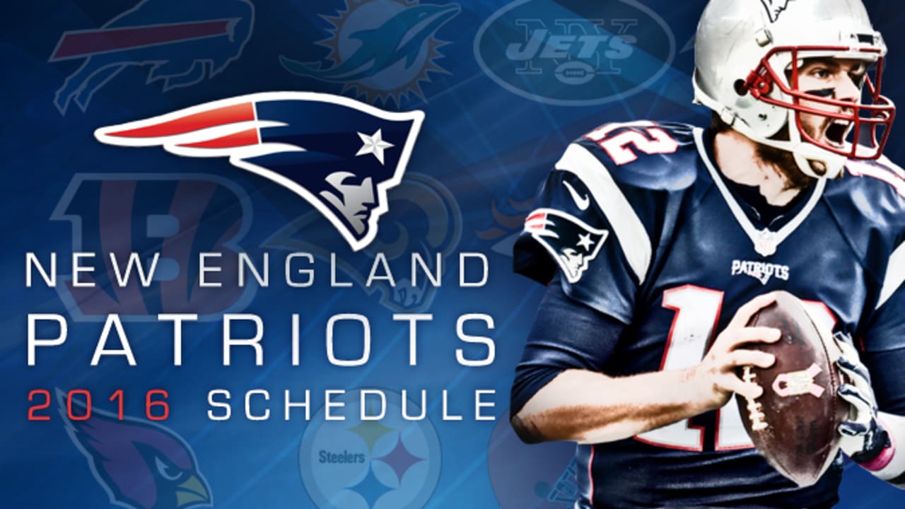 Patriots 2016 Schedule Announced