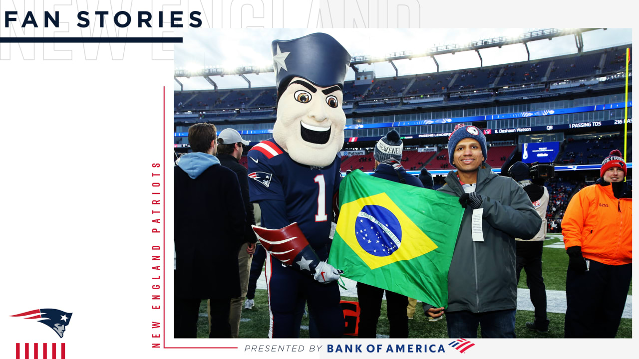 Patriots fan from Brazil makes epic journey to first game