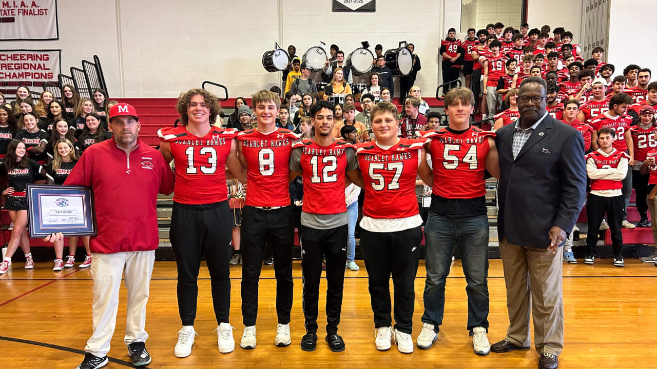 Milford High School's Dale Olson Named New England Patriots High School ...
