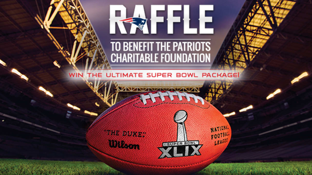 Patriots Charitable Foundation to raffle off a trip to the Super Bowl