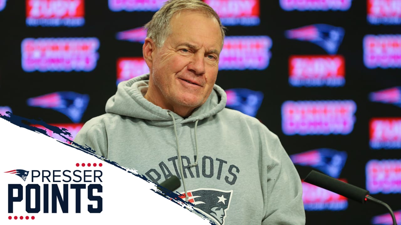 Presser Points: Belichick - It's Jets Week