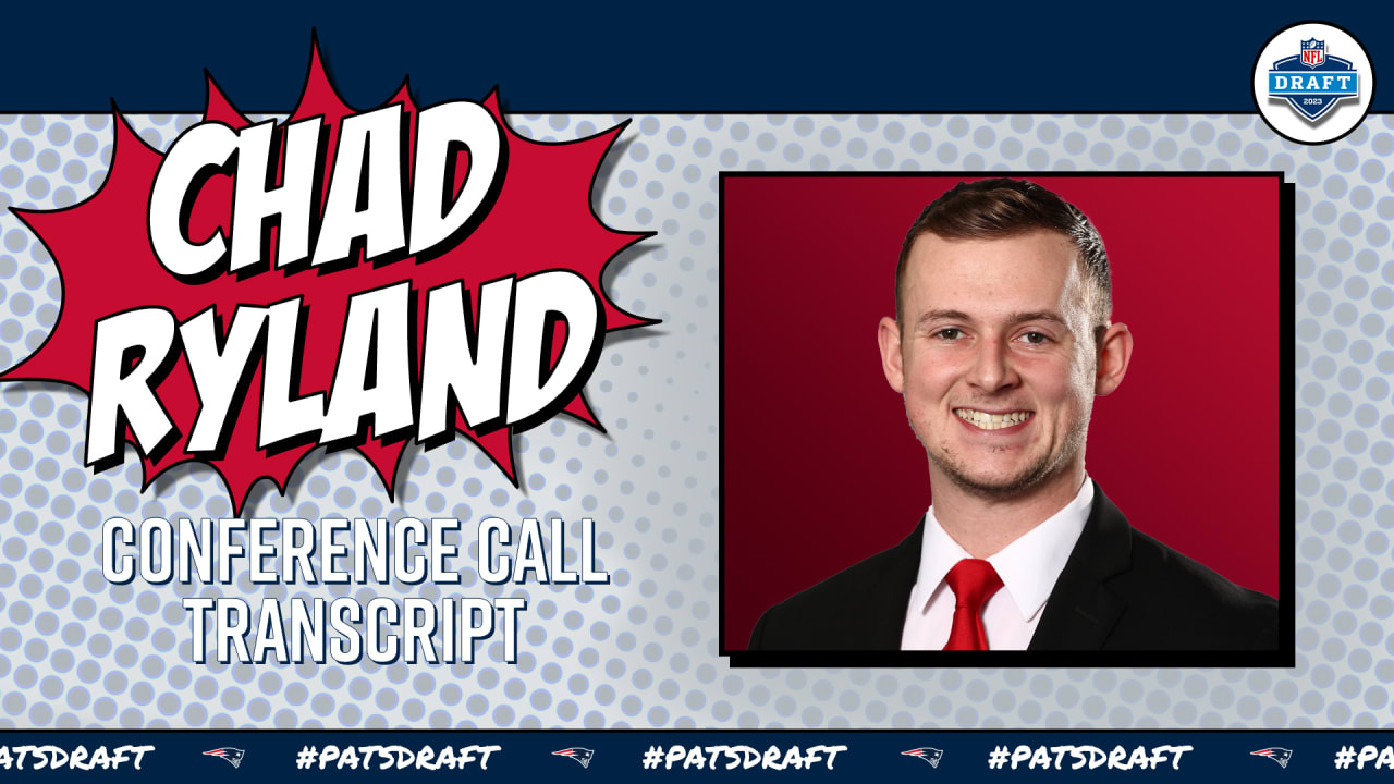 Transcript: Chad Ryland Conference Call 4/29